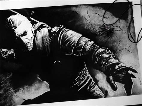 Geralt Of Rivia Fanart By Kaite Black On Deviantart