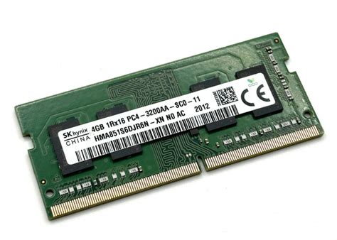 Модуль оперативной памяти Hynix Ddr4 8gb 3200 Mhz Mta4atf1g64hz 3g2e2