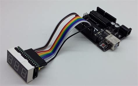 3 Digit Common Cathode 0 5 7 Segment Display Module Multiplexed Electronics Lab