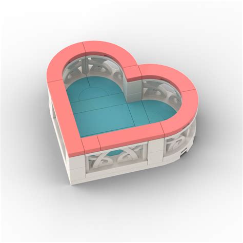 Lego Moc Simple Heart Basket Large By Chuancong Rebrickable Build With Lego
