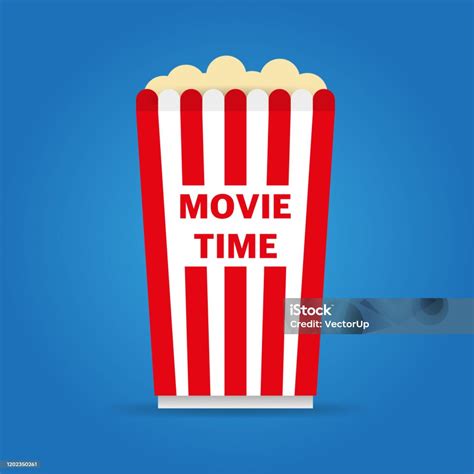 Ilustrasi Waktu Film Konsep Poster Bioskop Desain Banner Untuk Bioskop Ilustrasi Stok Unduh