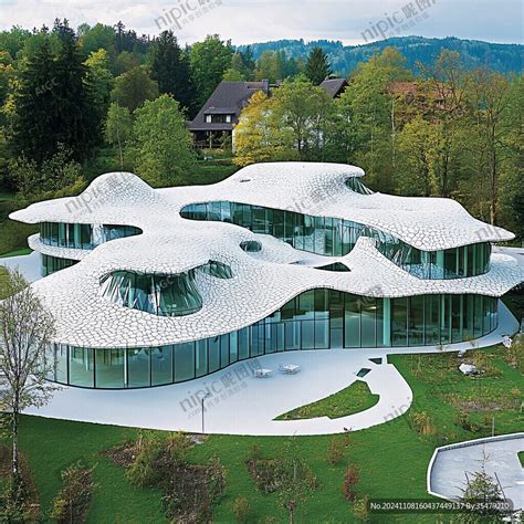 Ai创作图参数化住宅 参数化建筑 凹曲面建筑 新材料建筑 曲线优美的建筑 建筑设计欣赏 水滴型建筑 莫比乌斯环风格建筑 新概念建筑 创新型建筑 曲面造型建筑 脑干造型建筑 新奇创意建筑 波浪状