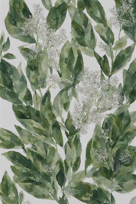 Sage Green Flowers Nature Print 15 Digital Art By David Anthony Fine