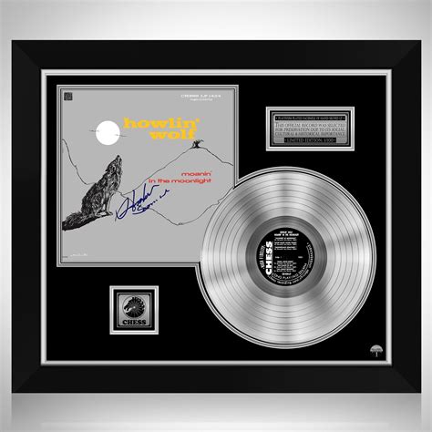 Howlin Wolf Moanin In The Moonlight Platinum Lp Limited Signature Edition Custom Frame Rare T