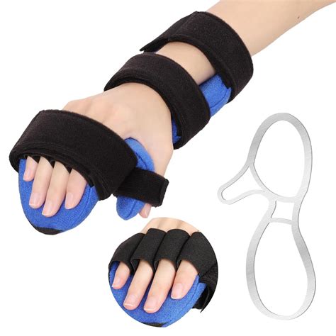 Fibee Stroke Resting Hand Splint Finger Separator Night Immobilizer Wrist Finger Brace L