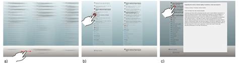 Additional Interaction Operations A Horizontal Scrolling Through