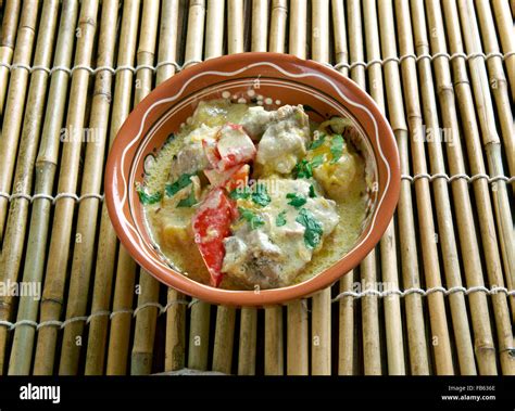 Chicken Murgh Malaiwala Chicken In An Indian Style Cream Curry Stock