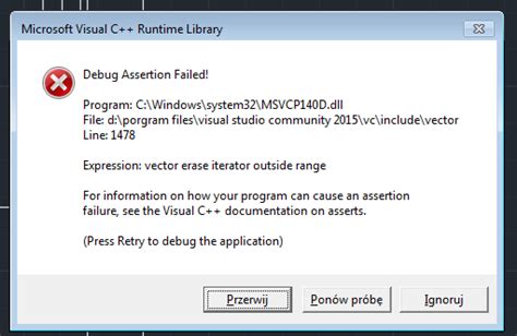 C Vector Erase Dont Understand Stack Overflow