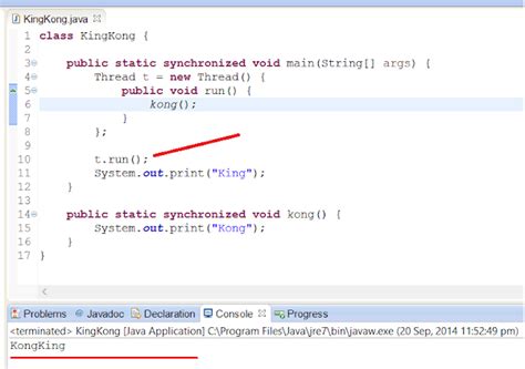 what happens when you call n instead of thread start in