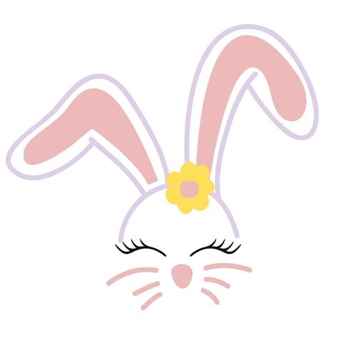 Bunny Face Girl Svg Artofit