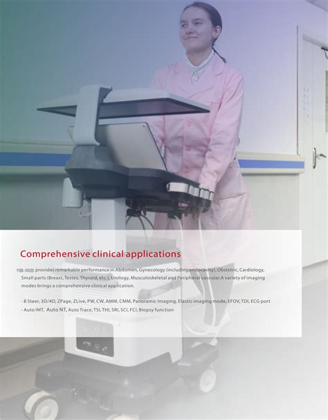 Full Digital Color Doppler Ultrasonic Diagnostic System Ysb Viv20