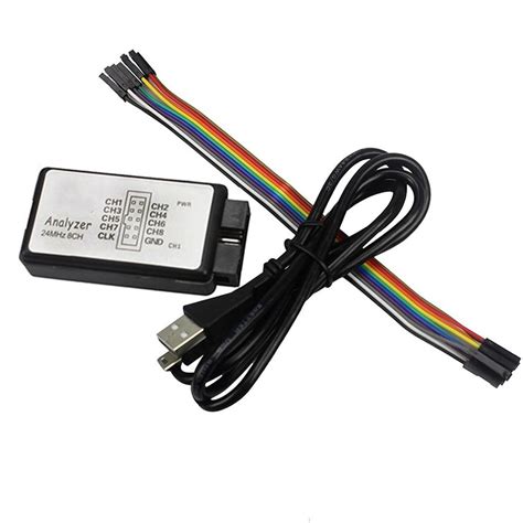 Huajunming Logic Analyzer Device With Cable Mhz Channel For Uart For Iic For Spi Debug