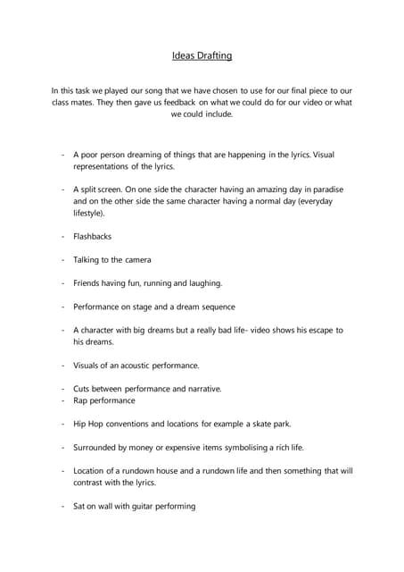 Ideas Drafting Pdf