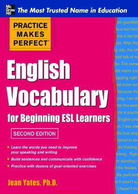Practice Makes Perfect English Vocabulary For Beginning Esl Learners