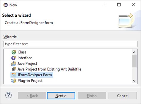 Eclipse Plug In JFormDesigner Java Swing GUI Designer