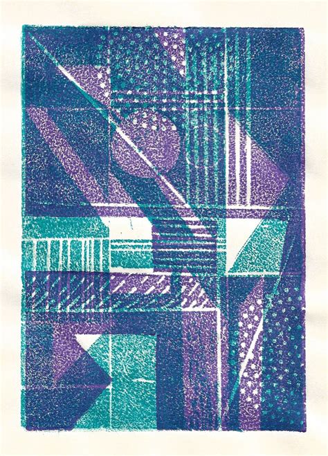 Polystyrene Tile Printing On Paper And Fabric — Kate Watkins Artist And Printmaker