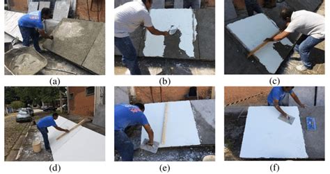 Procedure Of Mortar Application In Situ Download Scientific Diagram