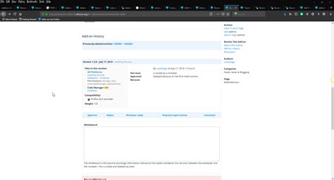 Previously Deleted Entries Should Link To Review Pages That Match The