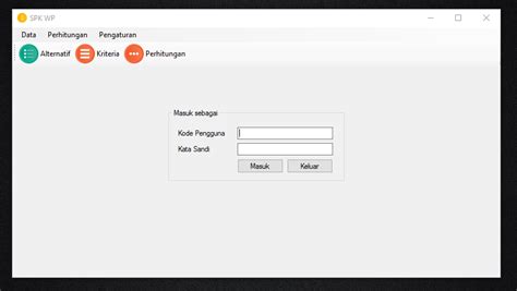 Source Code Spk Metode Weighted Product Dengan Vb Net Tugasakhir Id