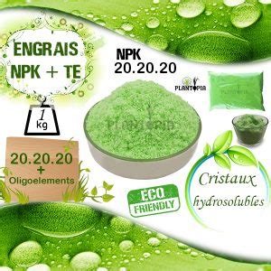 Engrais NPK 20 20 20 TE Disponible Au Maroc Au Meilleur Prix Plantopia