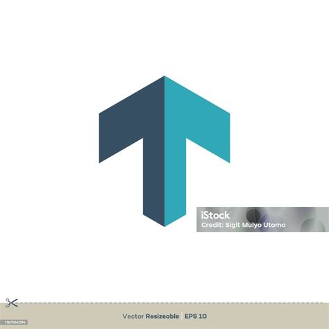 T 편지 로고 템플릿 일러스트 디자인입니다 벡터 Eps 10 알파벳 T에 대한 스톡 벡터 아트 및 기타 이미지 알파벳 T 화살표 로고 Istock