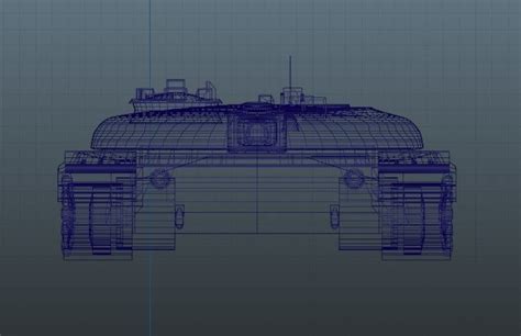 Object 775 Soviet Cold War Prototype Tank Pancake Tank Low Poly 3d