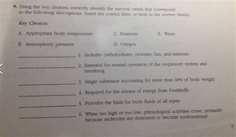 Solved Body An Orientation HOMEOSTASIS The Following Chegg