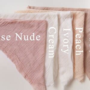 Nude Gauze Napkins Rustic Wedding Napkins Cheesecloth Etsy
