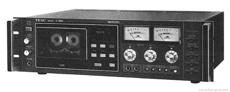 Teac C 3rx Stereo Cassette Deck Manual Hifi Engine