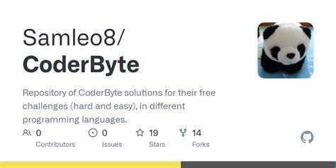 Github Samleo8coderbyte Repository Of Coderbyte Solutions For Their