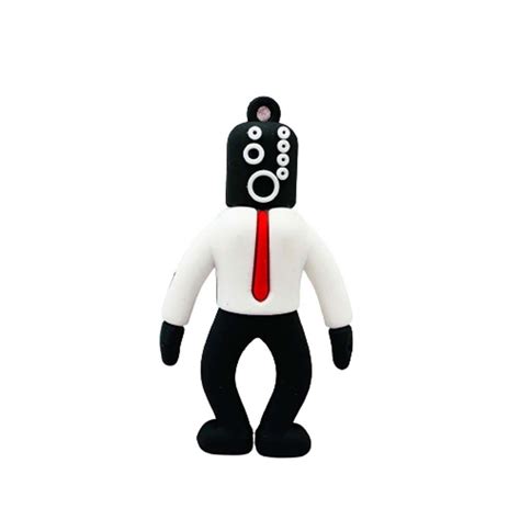 Anime Fan Tv Man Camara Man Anime Toilet Man Keychain Skibidi Toilet