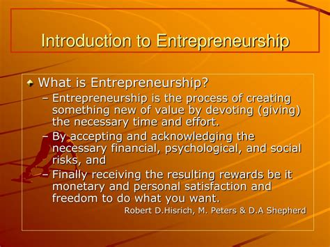 Ppt Entrepreneurship Chapter 1 Powerpoint Presentation Free Download