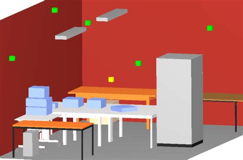Wave Propagation Ray Tracer Model Of The Laboratory Room Where The Download Scientific