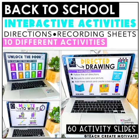 Back To School Activities For Community Building Teach Create Motivate