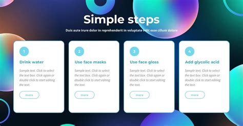 Simple Steps Html Template By Nicepage
