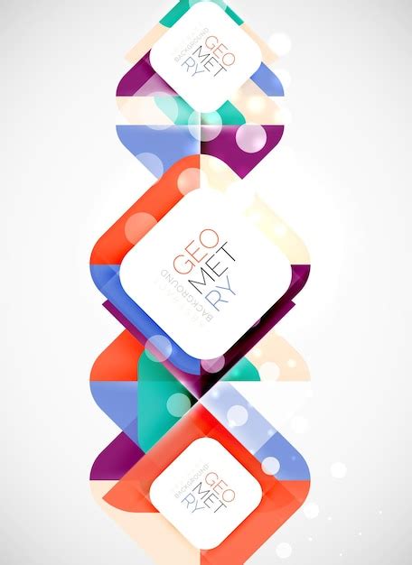 Premium Vector Square And Triangle Pattern Background