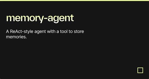 Memory Agent Codesandbox