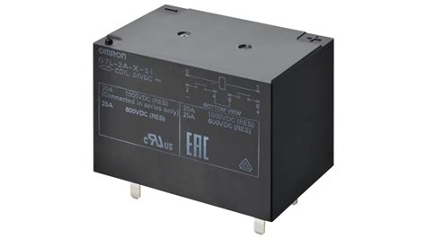 G7l 2a X Si Dc12 Omron Pcb Mount Power Relay 12v Dc Coil 30a