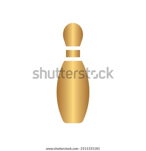 금색 그라데이션이 있는 볼링핀 아이콘 스톡 벡터로열티 프리 2151331181 Shutterstock