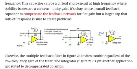 Stability Problem For Non Unity Gain Stable Amplifier Ask Method To Improve Stability For