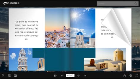 크리에이티브 비즈니스 홍보 및 마케팅을 위한 6가지 사진 잡지 템플릿 Fliphtml5
