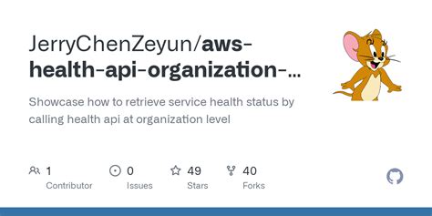 Github Jerrychenzeyunaws Health Api Organization View Showcase How