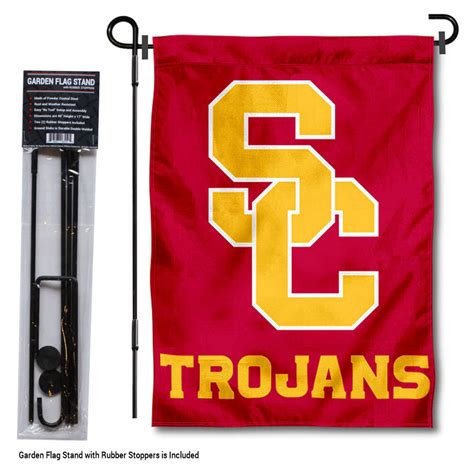Usc Trojans Garden Flag And Stand State Street Products
