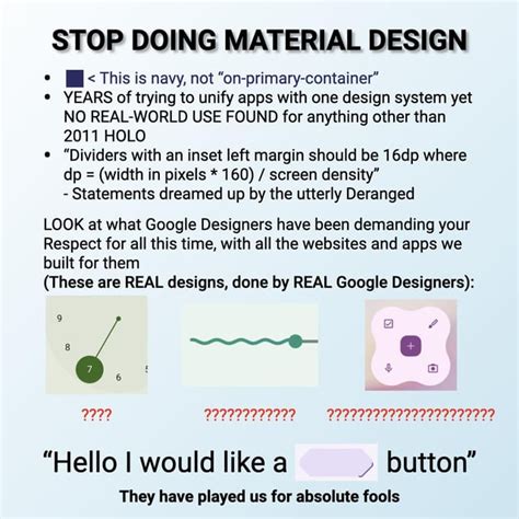 Stop Doing Material Design R Stopdoingscience