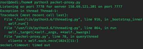 Issues Running Script · Issue 8 · Dennorskesamp Packet Proxy · Github