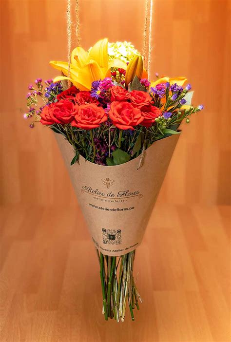 Atelier De Flores Ramo Flores Variadas Florería En Lima
