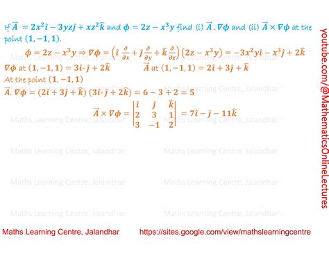 Advanced Mathematics Vector Calculus Gradient Lecture 2 Pdf