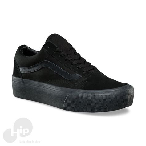 Tênis Vans Old Skool Platform Preto Loja Hip