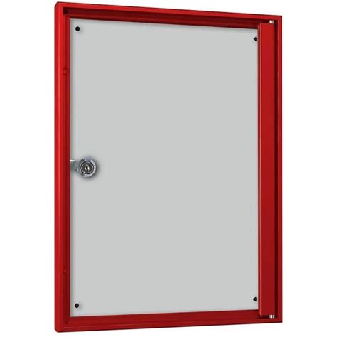 Vitrine Daffichage Pour Lint Rieur Pour X Format A Cadre Rouge