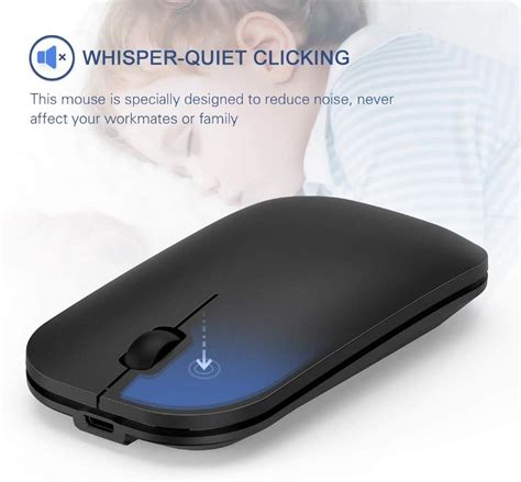 Wireless Keyboard And Mouse Set Seenda Ultra Slim Small Rechargeable Keyboard And Mouse Combo